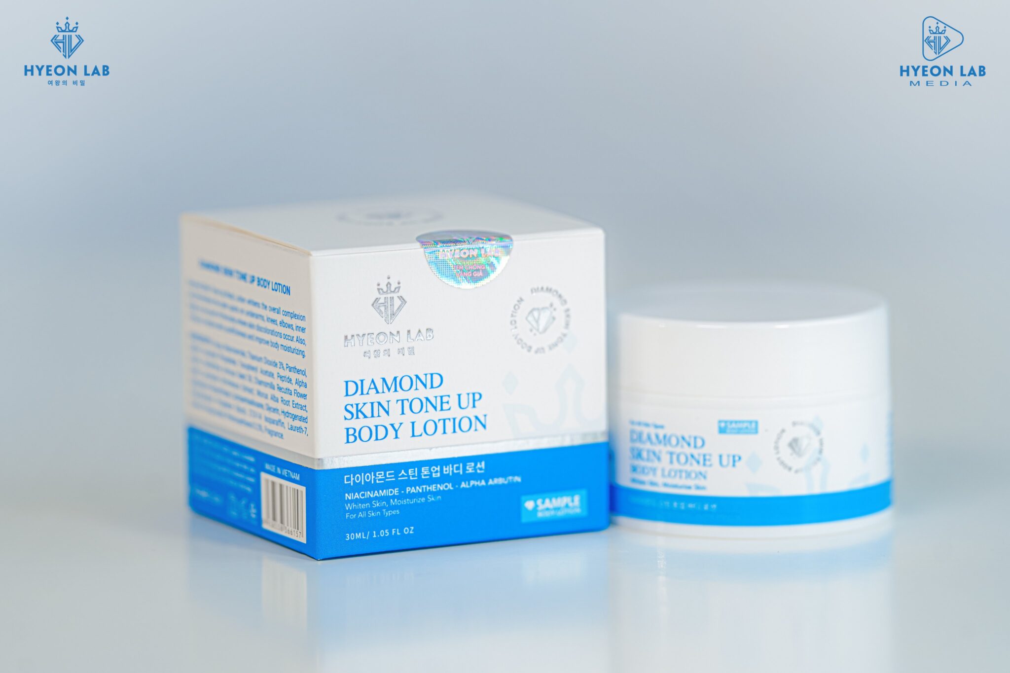 KEM DƯỠNG TRẮNG DA BODY – DIAMOND SKIN TONE UP BODY LOTION – HYEON LAB