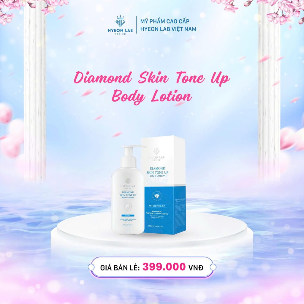 DIAMOND SKIN TONE UP BODY LOTION – HYEON LAB